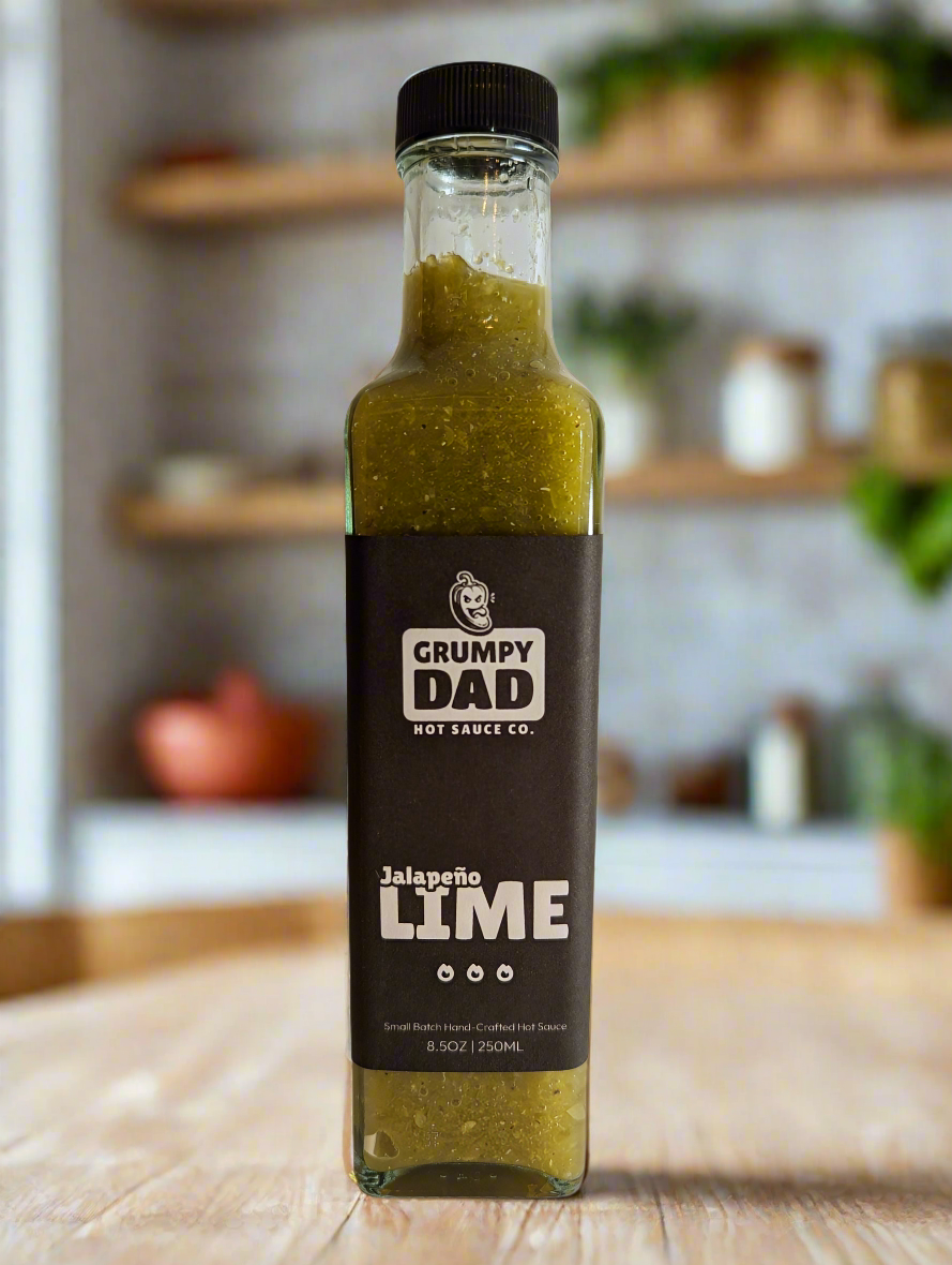 Jalapeno-Lime Hot Sauce – Grumpy Dad Hot Sauce